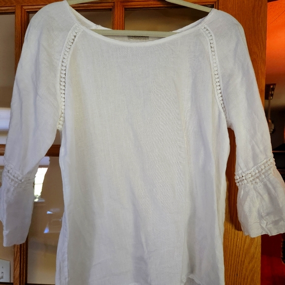Bellambia | Tops | Bellambia Italian Vintage Embroidered Linen Blouse ...